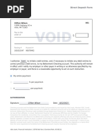 TD Bank Direct Deposit Authorization Form | PDF | Finance & Money ...