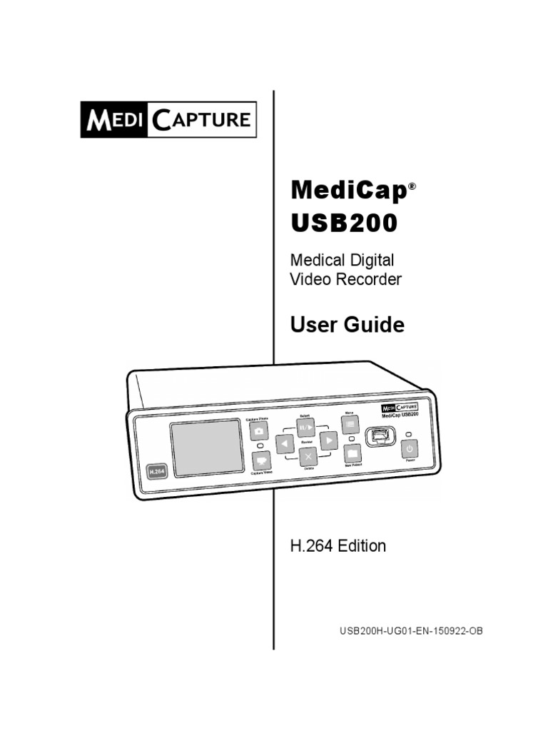 Medicap Usb200: User Guide | PDF | Usb Flash Drive | File Format