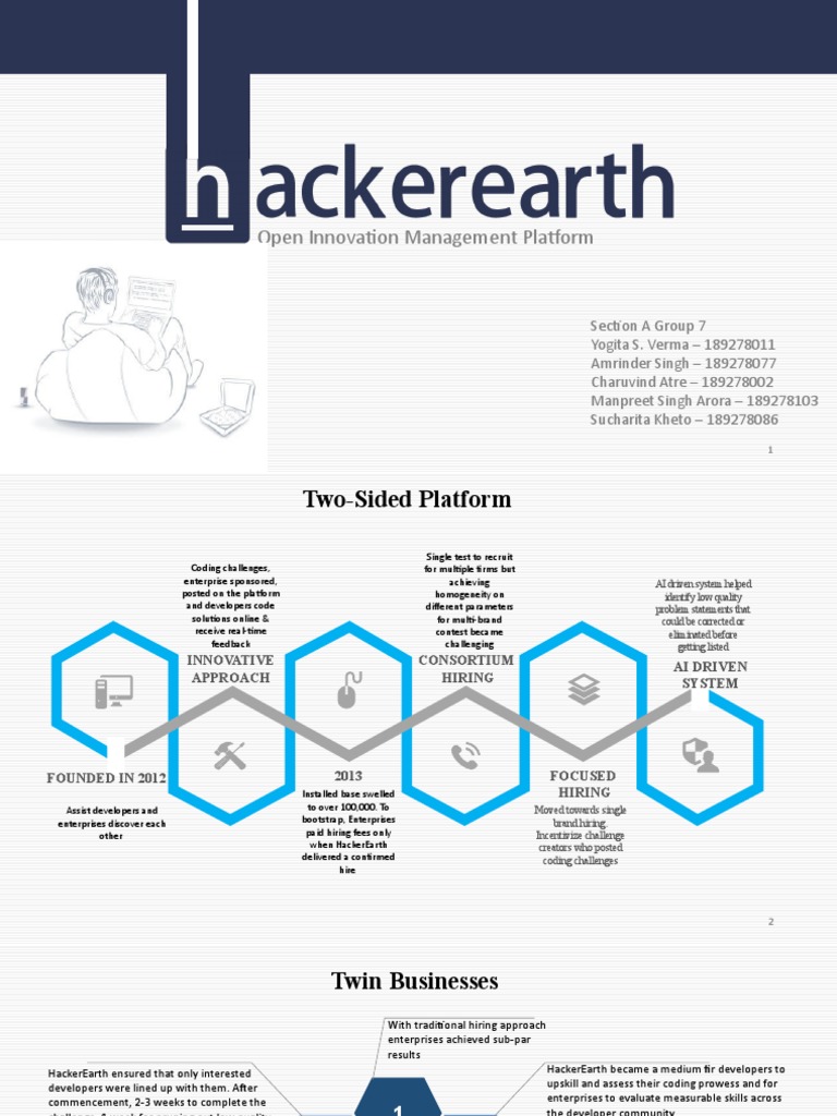 HackerEarth: Open Innovation Platform | PDF | Innovation | Crowdsourcing