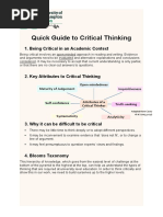 Critical Thinking | PDF | Critical Thinking | Thought