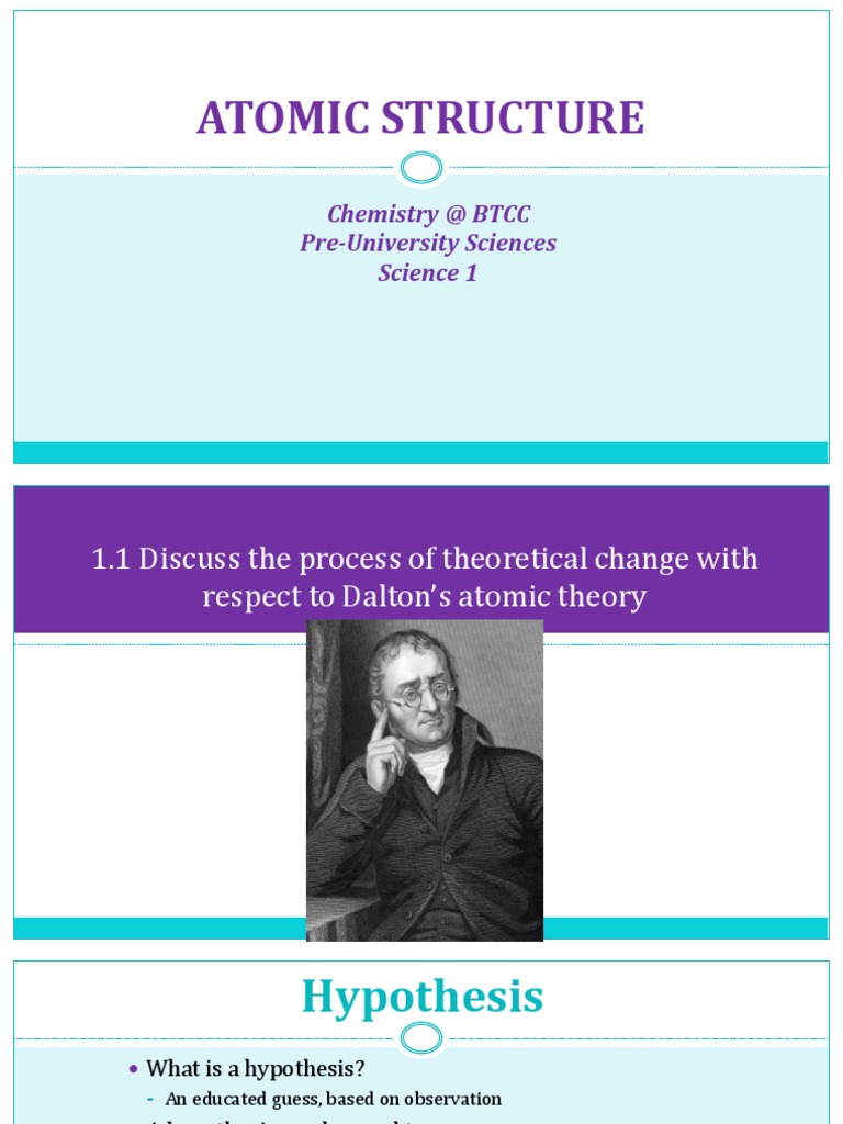 Atomic Structure | Download Free PDF | Emission Spectrum ...