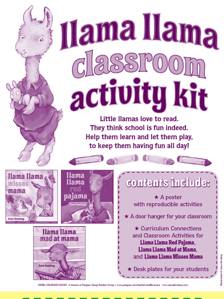 Llama Activity Kit | Download Free PDF | Reading Comprehension | Emotions