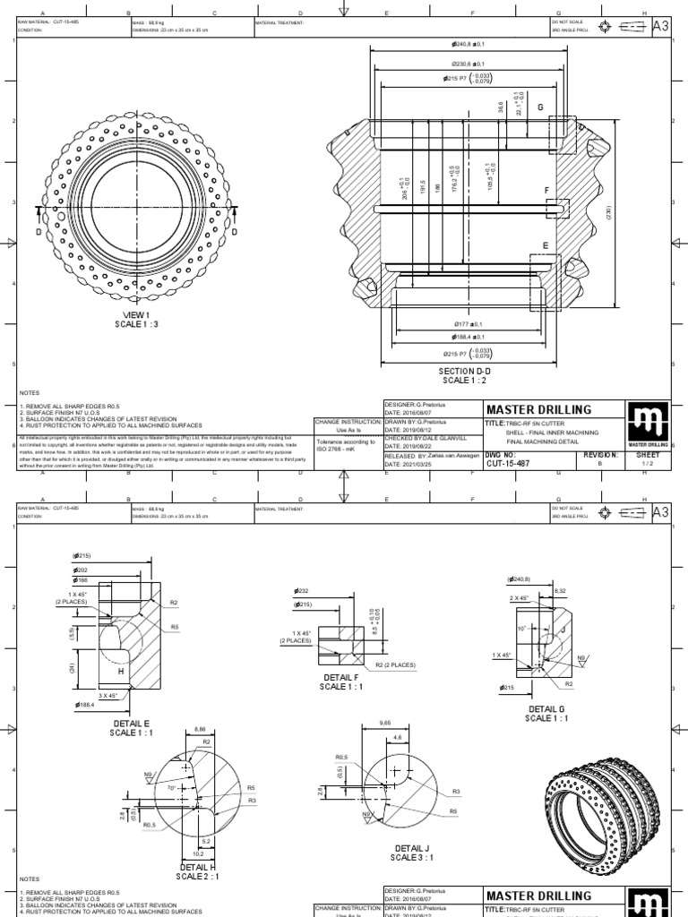 Master Drilling: 23 CM X 35 CM X 35 CM 68,9 KG CUT-15-485 | PDF ...