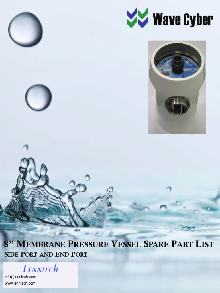 8" Membrane Vessel Spare Parts | PDF | Mechanical Engineering ...