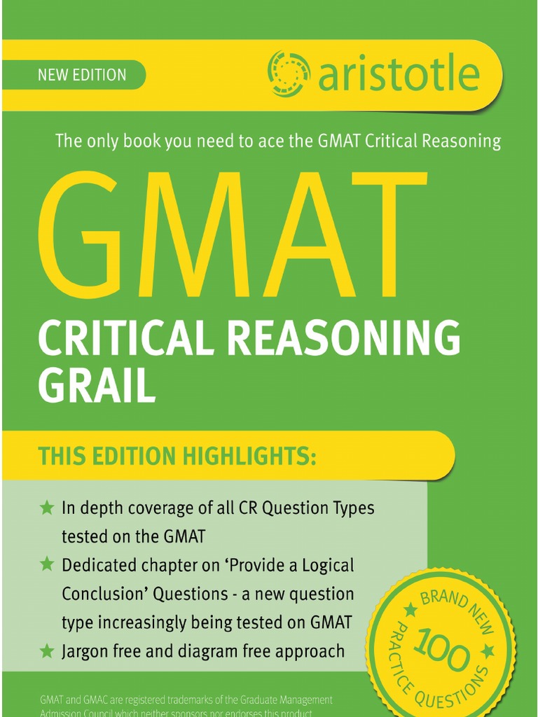 GMAT Critical Reasoning Grail GMAT PDF Free | PDF