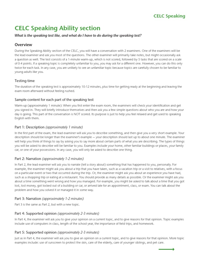 MSU Speaking GUIDES | PDF | Test (Assessment) | Cognition