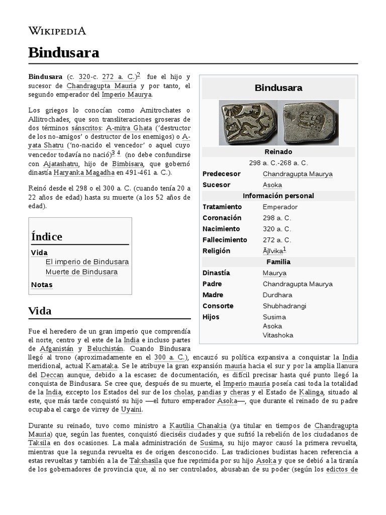 Bindusara | PDF