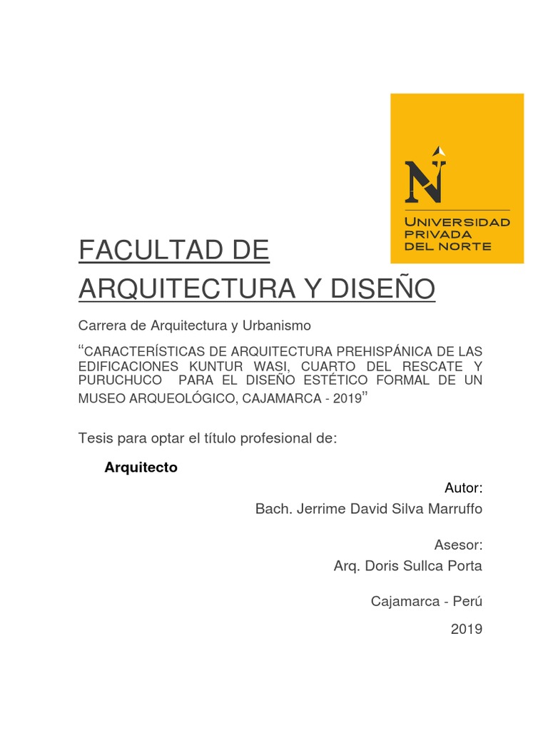 Silva Marruffo Jerrime David | PDF | Diseño | Museo