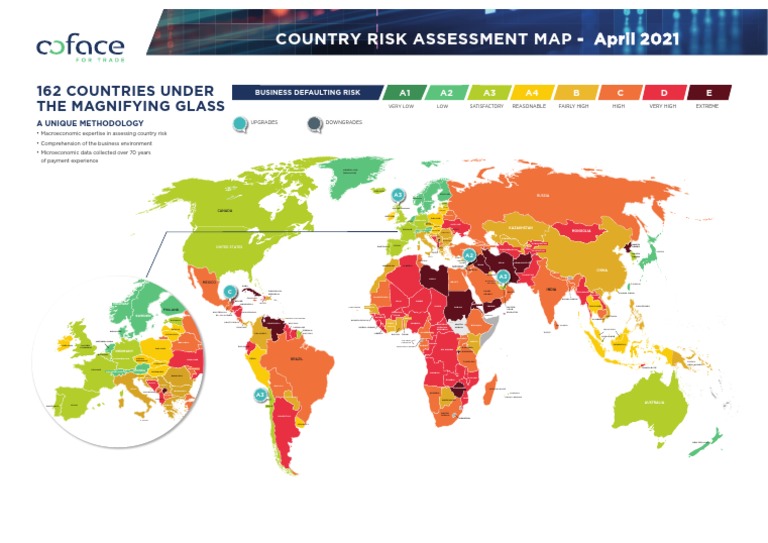Coface+Country+Risk+Map Q1-2021 ENG V CH | PDF | Arab World