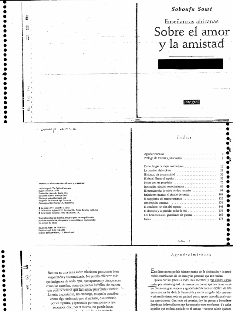 Sobre El Amor Y La Amistad Pdf Alma