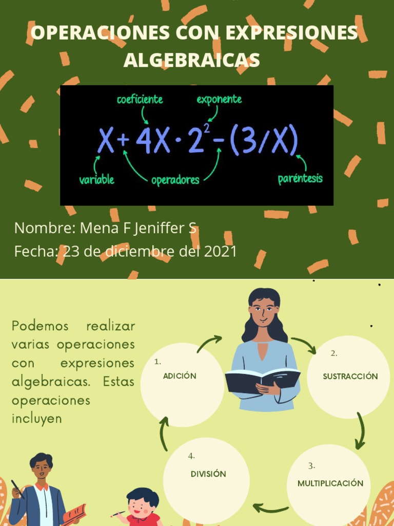 Operaciones Con Expresiones Algebraicas | PDF | Análisis matemático ...