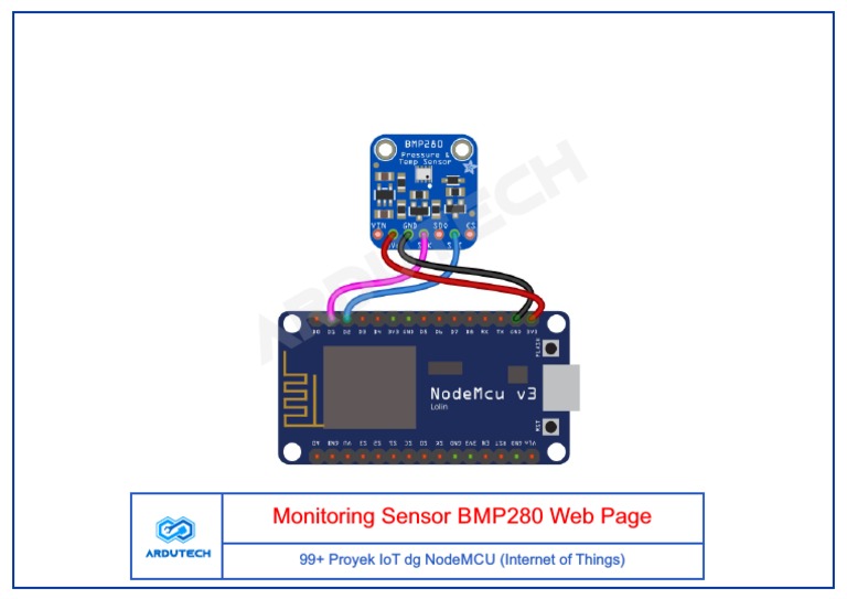 Skematik Monitoring Sensor BMP280 Web Page | PDF
