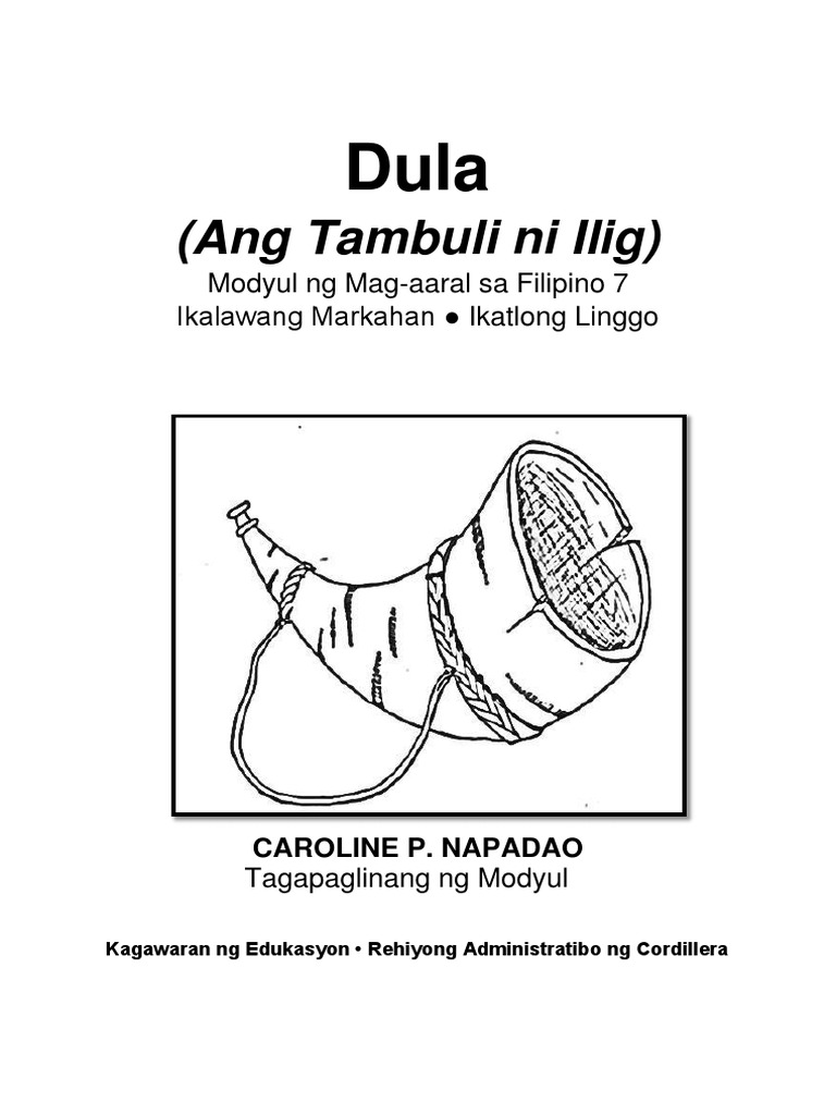 Fil7 Q2 Wk3 Dula Baguio Napadao | PDF