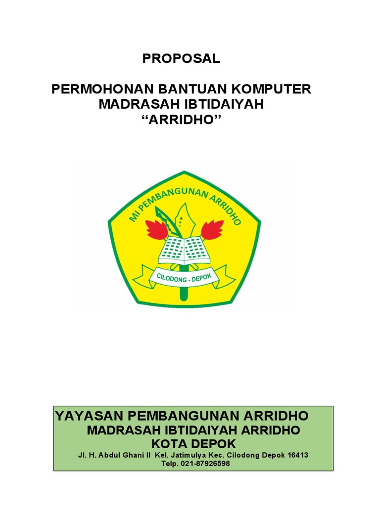 Proposal Bantuan Komputer MI | PDF | Karier & Perkembangan | Seni