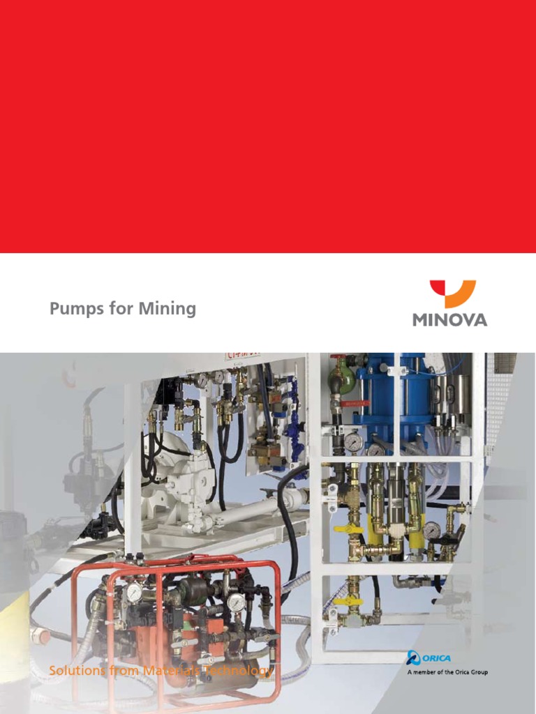 Pumps For Mining: Solutions From Materials Technology | PDF | Pump | Piston