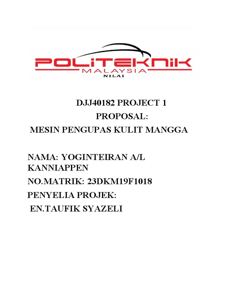 Proposal Project (Yogin) | PDF