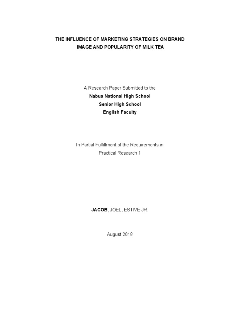 The Influence of Marketing Strategies On Brand Image and Popularity of ...