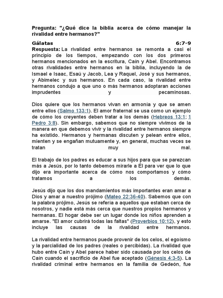 La Contienda | PDF | Amor | Oración