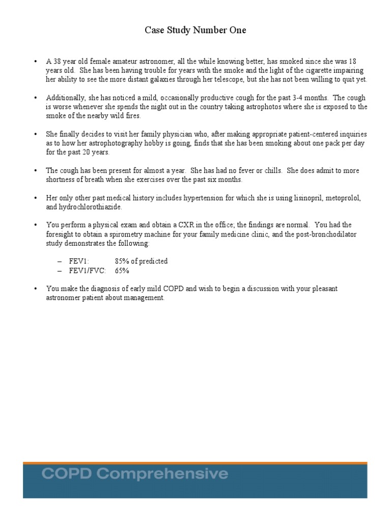 Case Study Number One | PDF