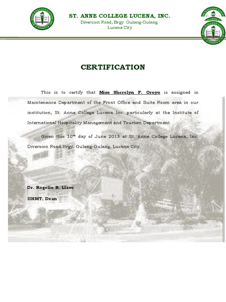 A 3rd Party Certificate | PDF | Self-Improvement | Wellness