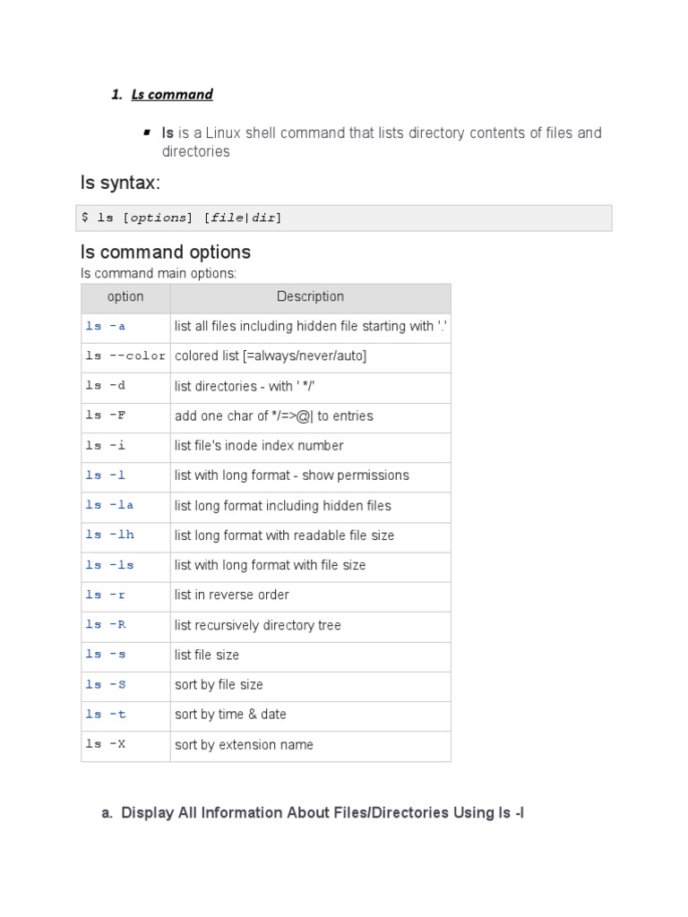 Unix Commands | PDF | Computer File | Filename Unix Commands | PDF | Computer File | Filename