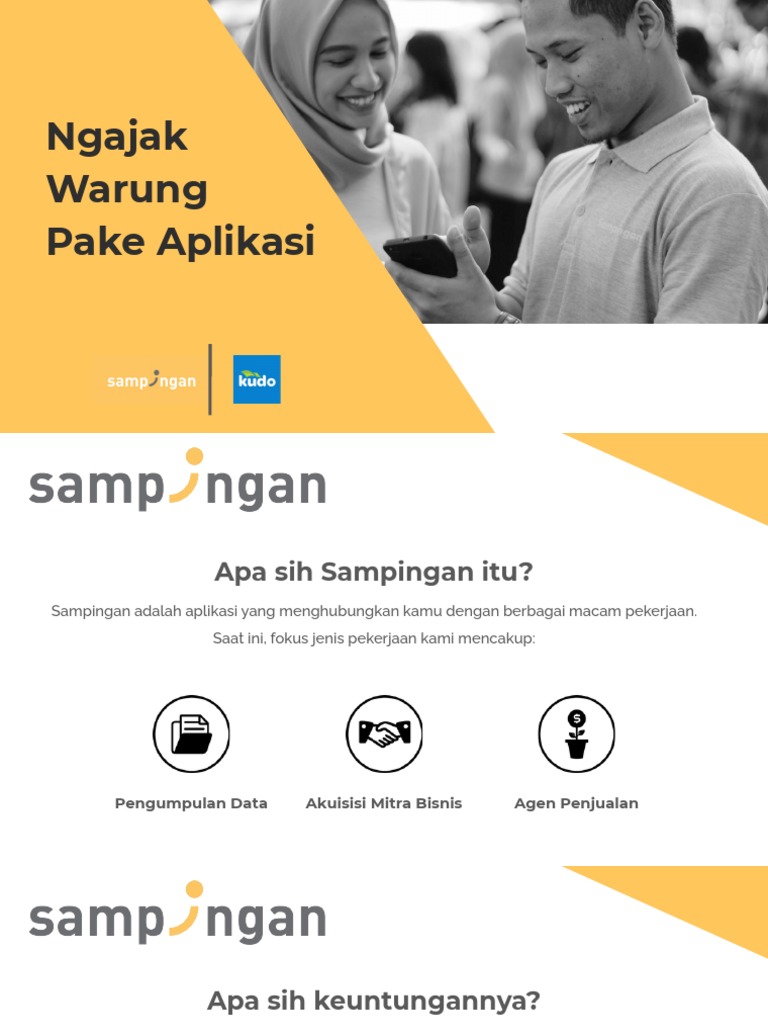 Ngajak Warung Pake Aplikasi Training Deck | PDF