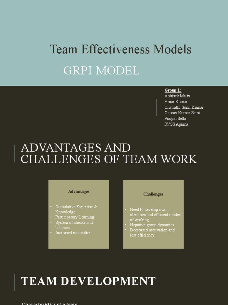 Cst-Grpi Model - Group 1 | PDF | Goal | Cognition