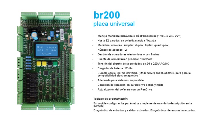 Manual Movilift BR200: Especificaciones y Uso | PDF
