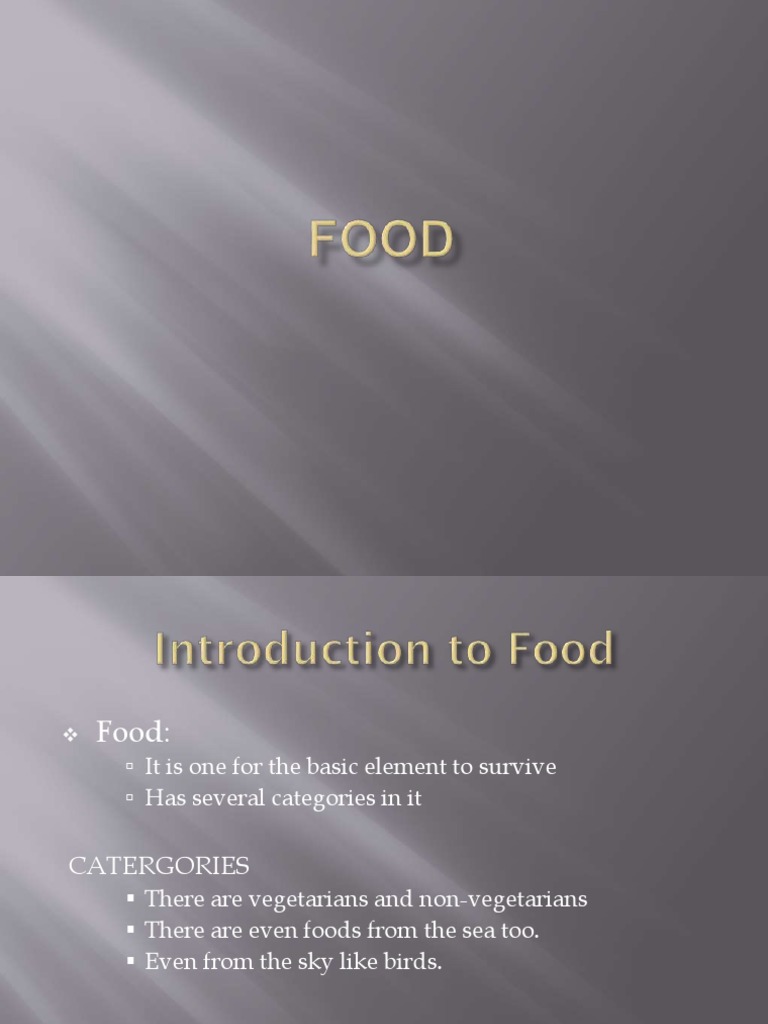 FOOD | PDF