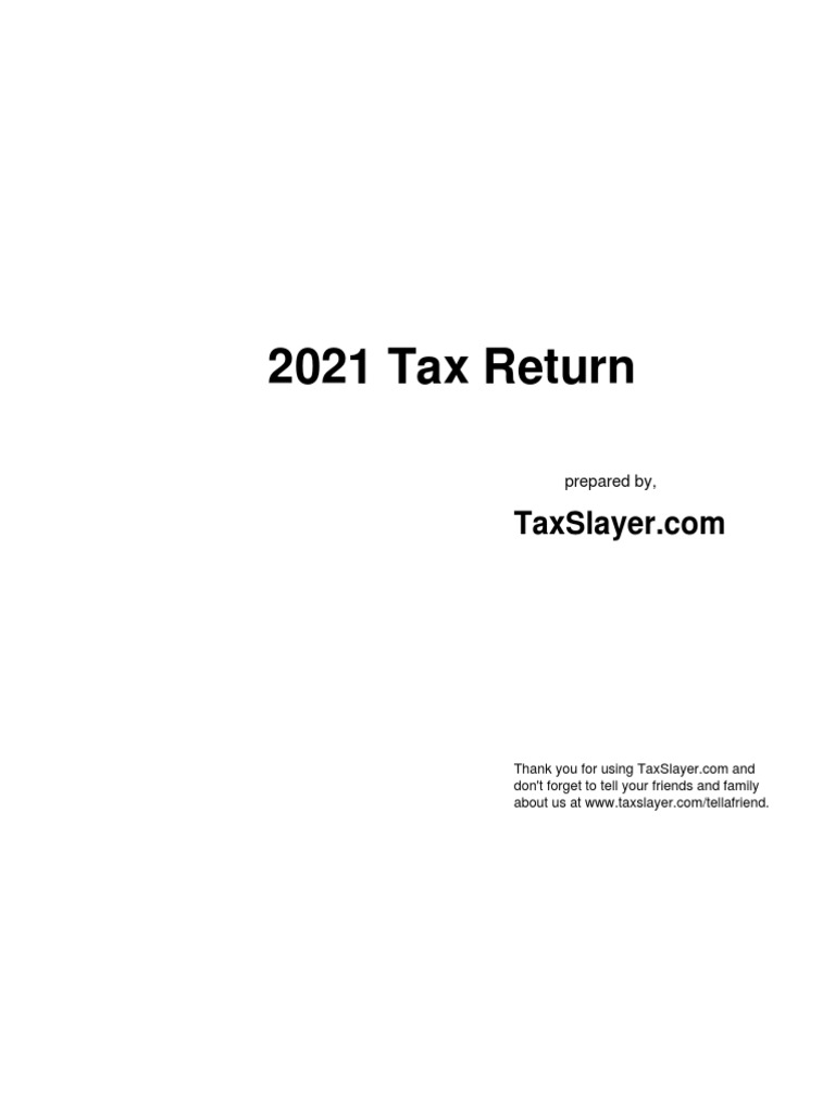 2021 Tax Return: Prepared By | Download Free PDF | Irs Tax Forms | Taxes