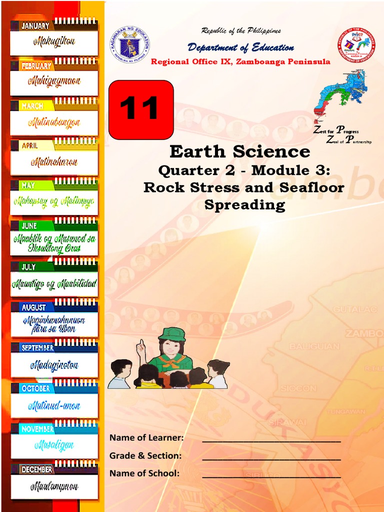 Final SHS EarthSci q2 m3 FabieJeffOliver | PDF | Fault (Geology) | Deformation (Engineering)