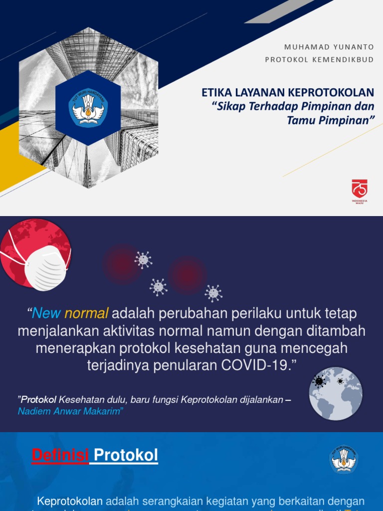 Etika Layanan Keprotokolan Sharing | PDF
