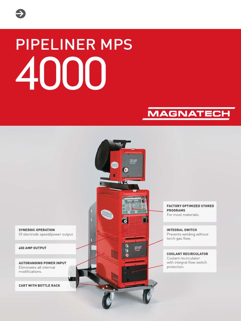 Pipeliner Mps 4000 | PDF | Welding | Construction