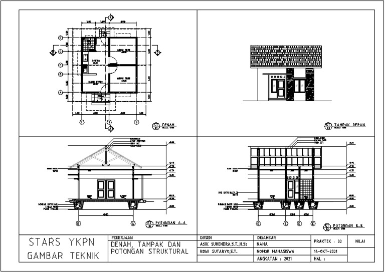 Denah Struktural | PDF