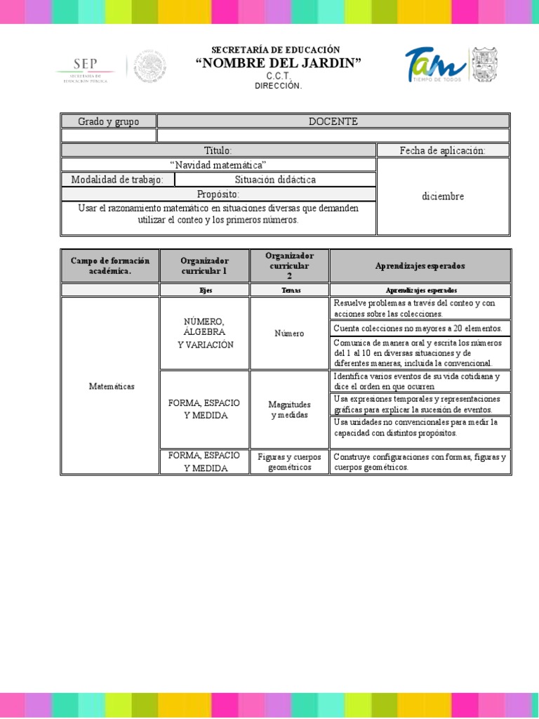 Actividades Matemáticas para Navidad | PDF | Aprendizaje | Navidad