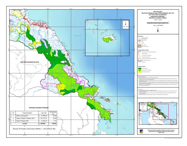 PETA WILAYAH KERJA KPH TAM - Compressed | PDF