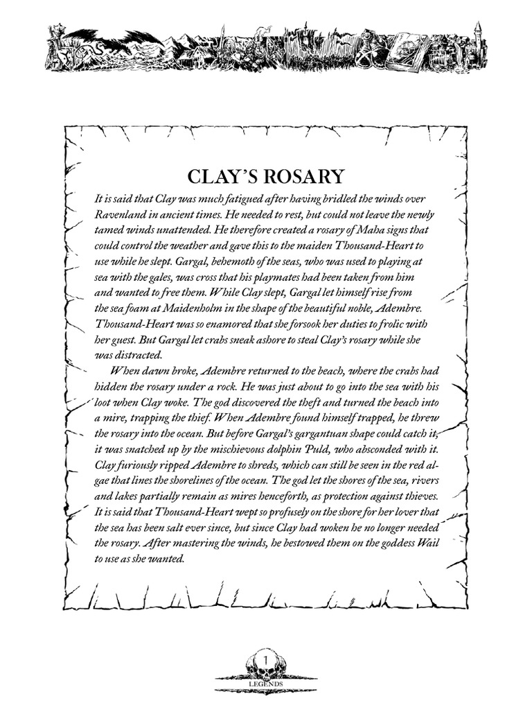 Forbidden Lands Legends | PDF | History