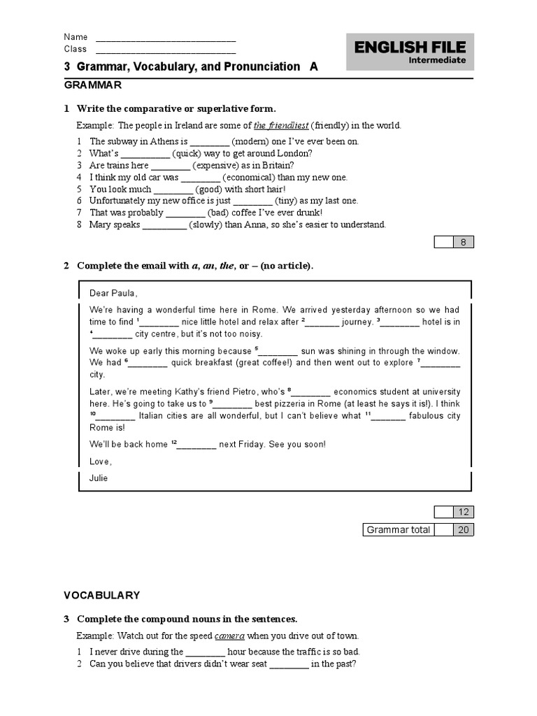 EIC 3 Practice Exercises Unit 3 | PDF | Cognition | Cognitive Science