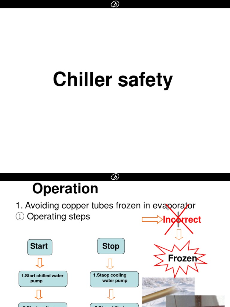 Chiller Safety | PDF | Valve | Vacuum Tube