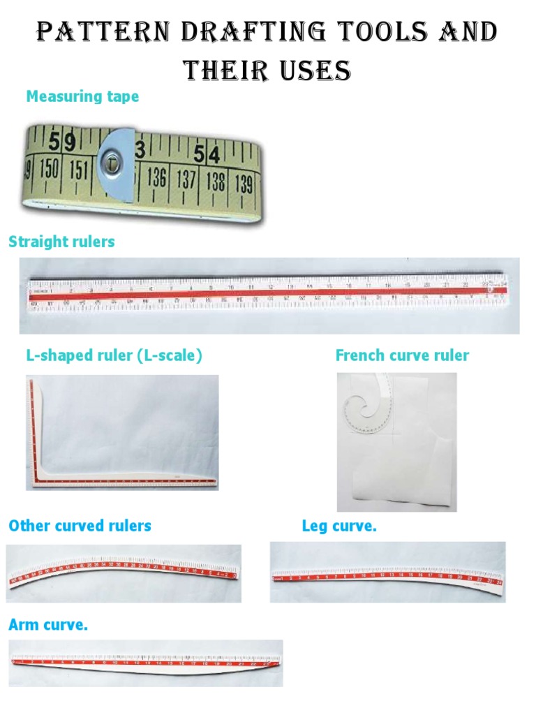 Pattern Drafting Tools | PDF | Foreign Language Studies | Technology & Engineering