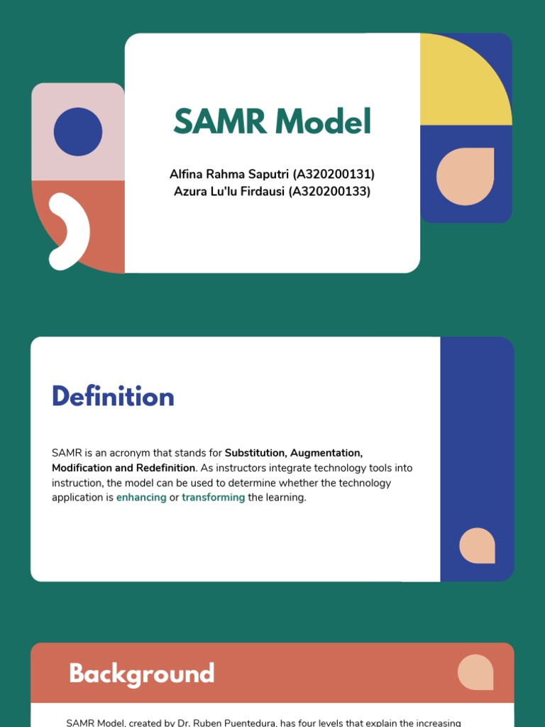 Understanding the SAMR Model: A Framework for Evaluating Technology ...