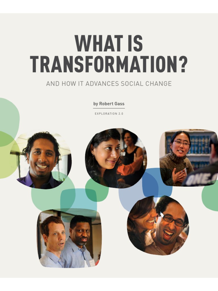 What Is Transformation?: and How It Advances Social Change | PDF ...