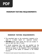 DPWH Minimum Test Requirements PDF | PDF | Road Surface | Asphalt