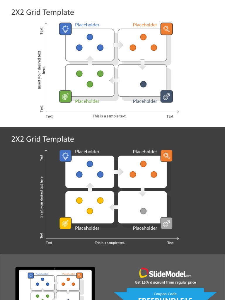 2x2 Matrix Design Powerpoint Template | PDF | Computers