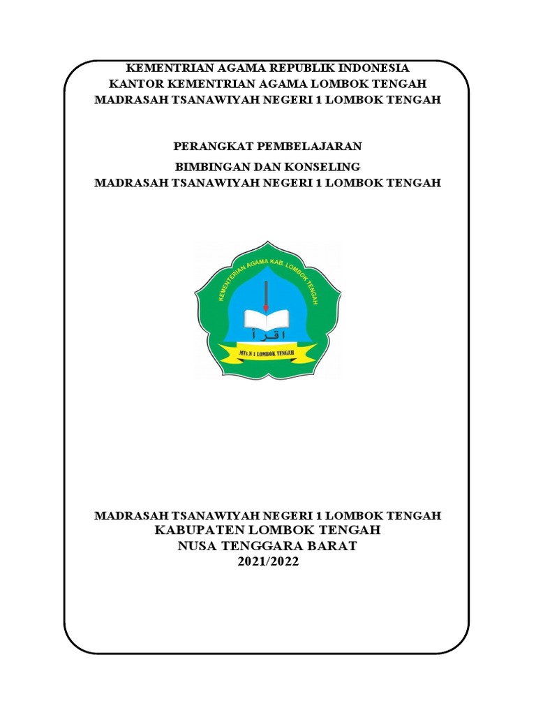 Perangkat BK Kurikulum Merdeka 2021/2022 | PDF