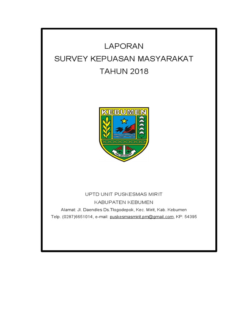 Laporan SKM 2018 Ok | PDF
