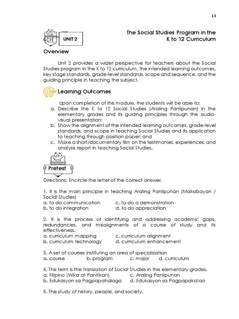 EEd 102 Module Unit 2 | PDF | Curriculum | Learning