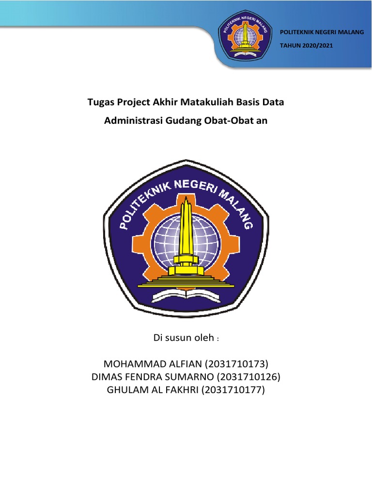 Database Administrasi Gudang Obat | PDF