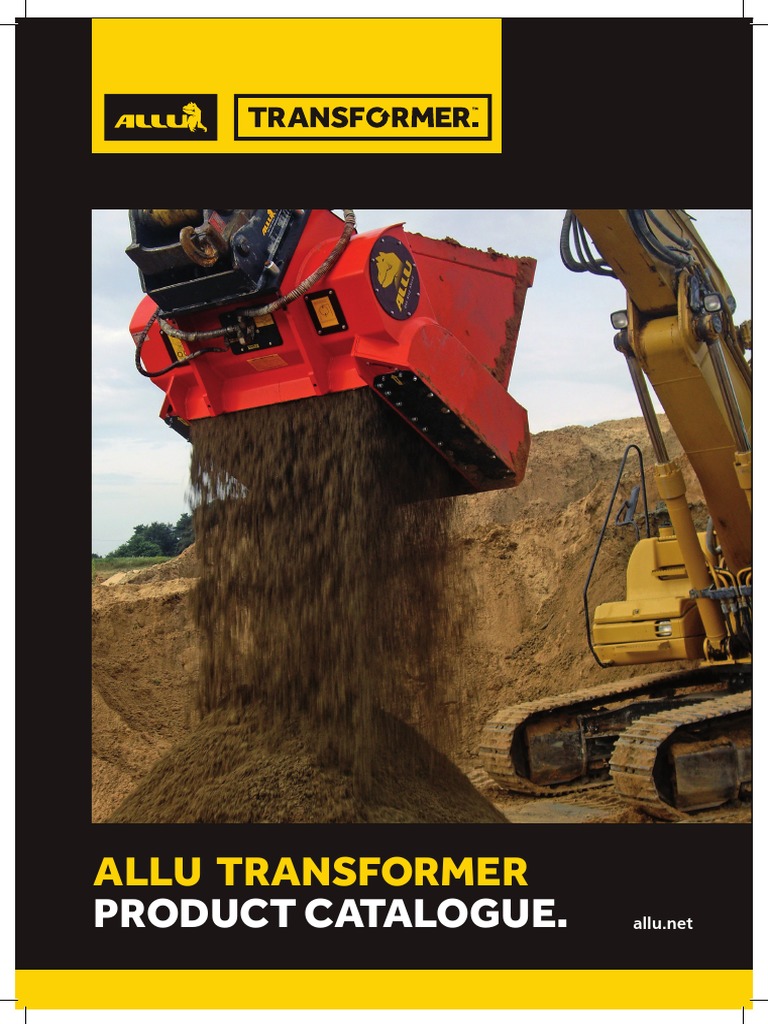 Allu Transformer Brochure - English | PDF | Loader (Equipment) | Soil