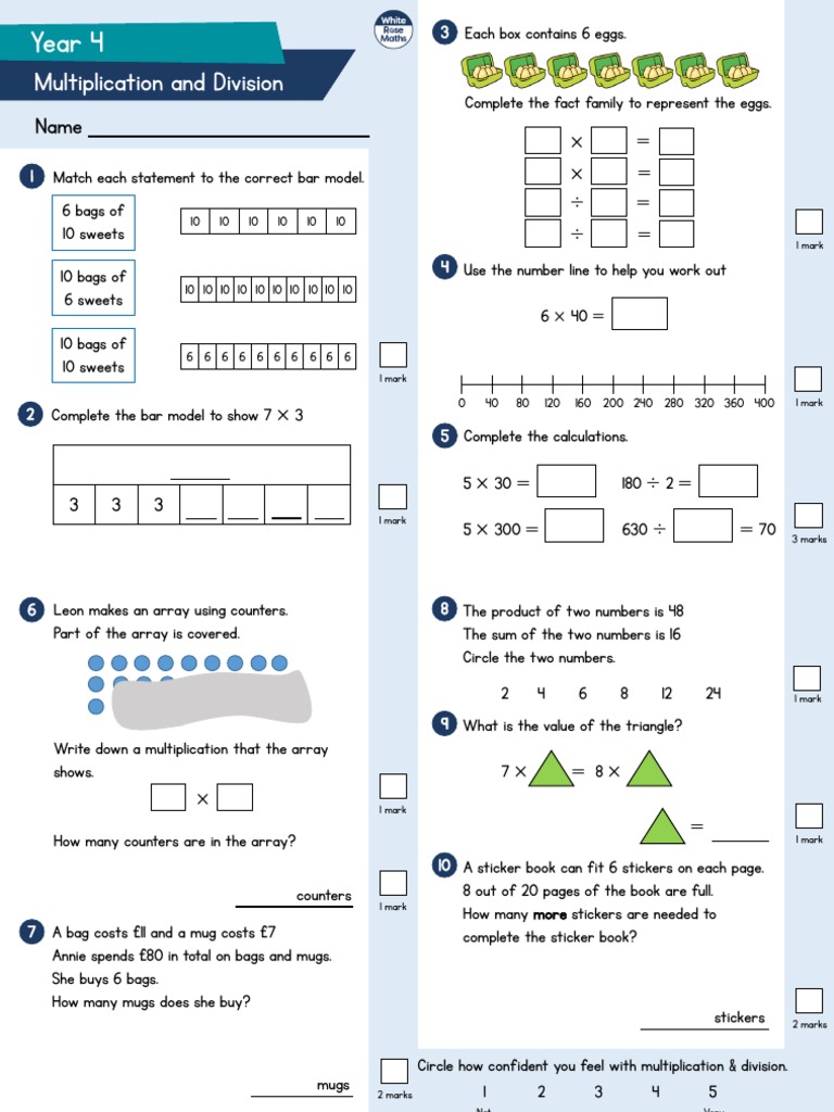 Year 4: Multiplication and Division | PDF | Mathematics